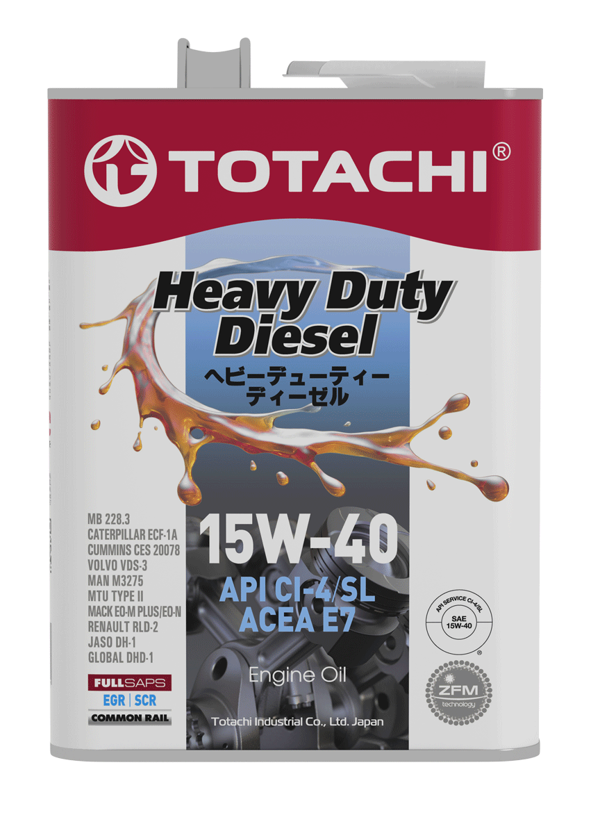 Heavy Duty Diesel 15W-40 CI-4 – Totachi Japan